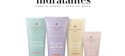 Linha de hidratantes Renata França - SPA Renata França
